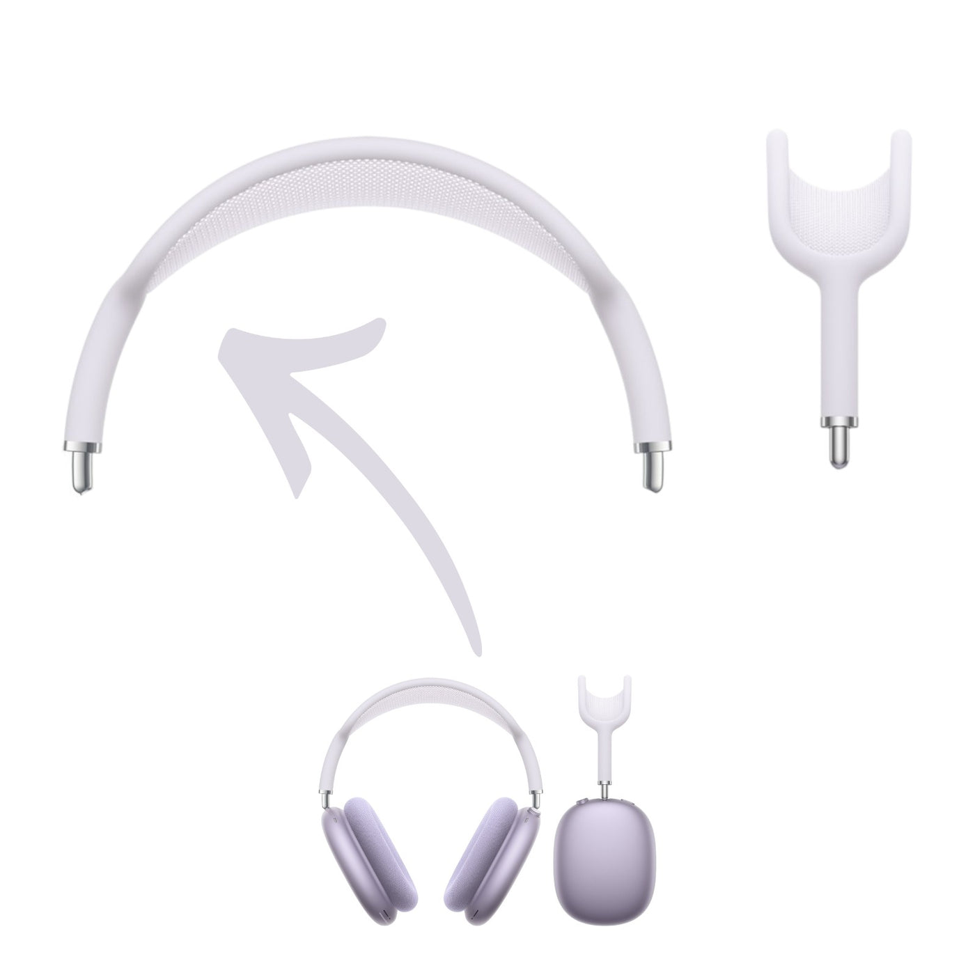 Apple AirPods Max Wireless Headphones Headband Arch Replacements - Par ...