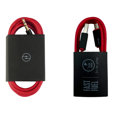 Beats Audio + Charger Cable Combo 3.5mm AUX & Micro-USB Replacement (R ...