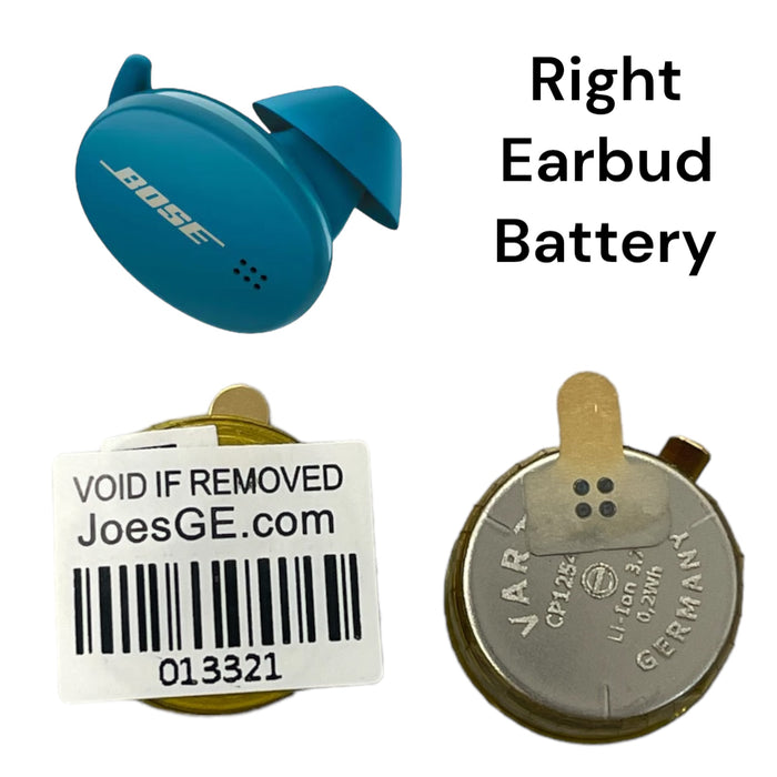 Bose Sport Earbuds (2020) Battery Replacement Repair - Part — Joe's ...