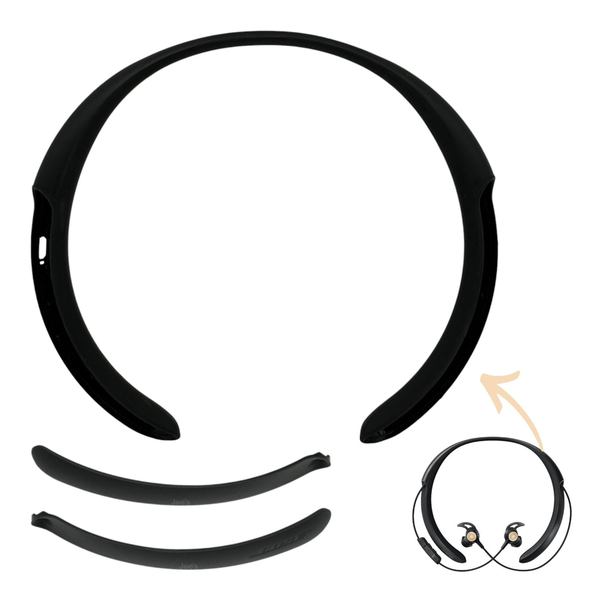 Bose QuietControl Hearing Aid Hearphones Neckband Trim Covers Replacem ...