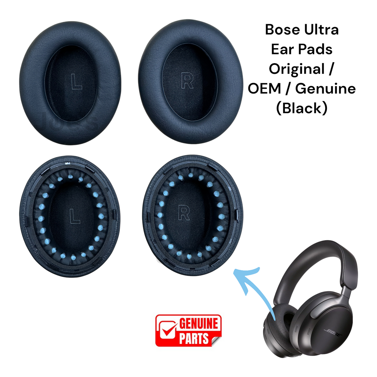 Bose QuietComfort Ultra Ear Pad Cushions Muffs Replacement OEM - Parts ...