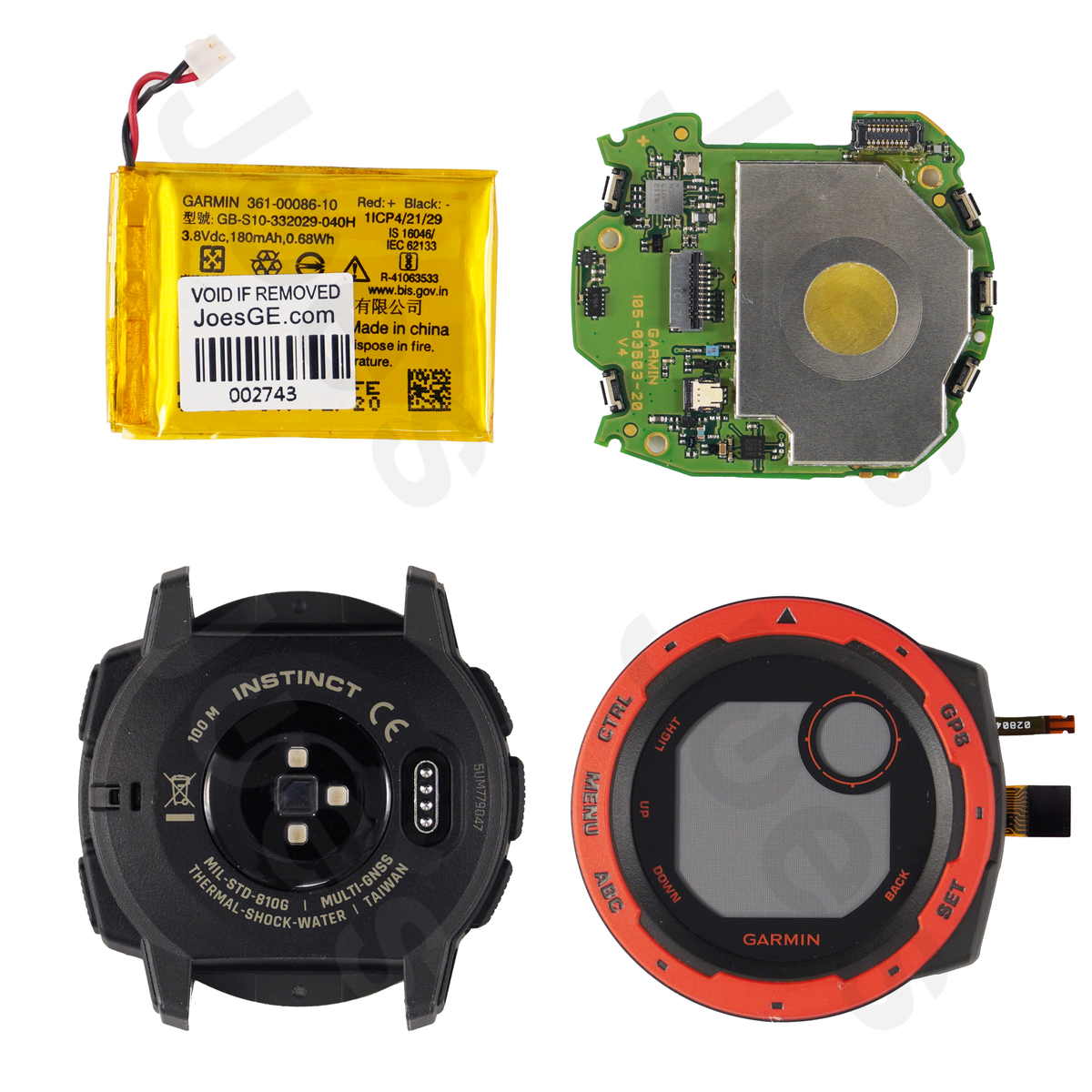 Garmin Instinct Smartwatch Replacement Repair Spare - Parts — Joe's ...
