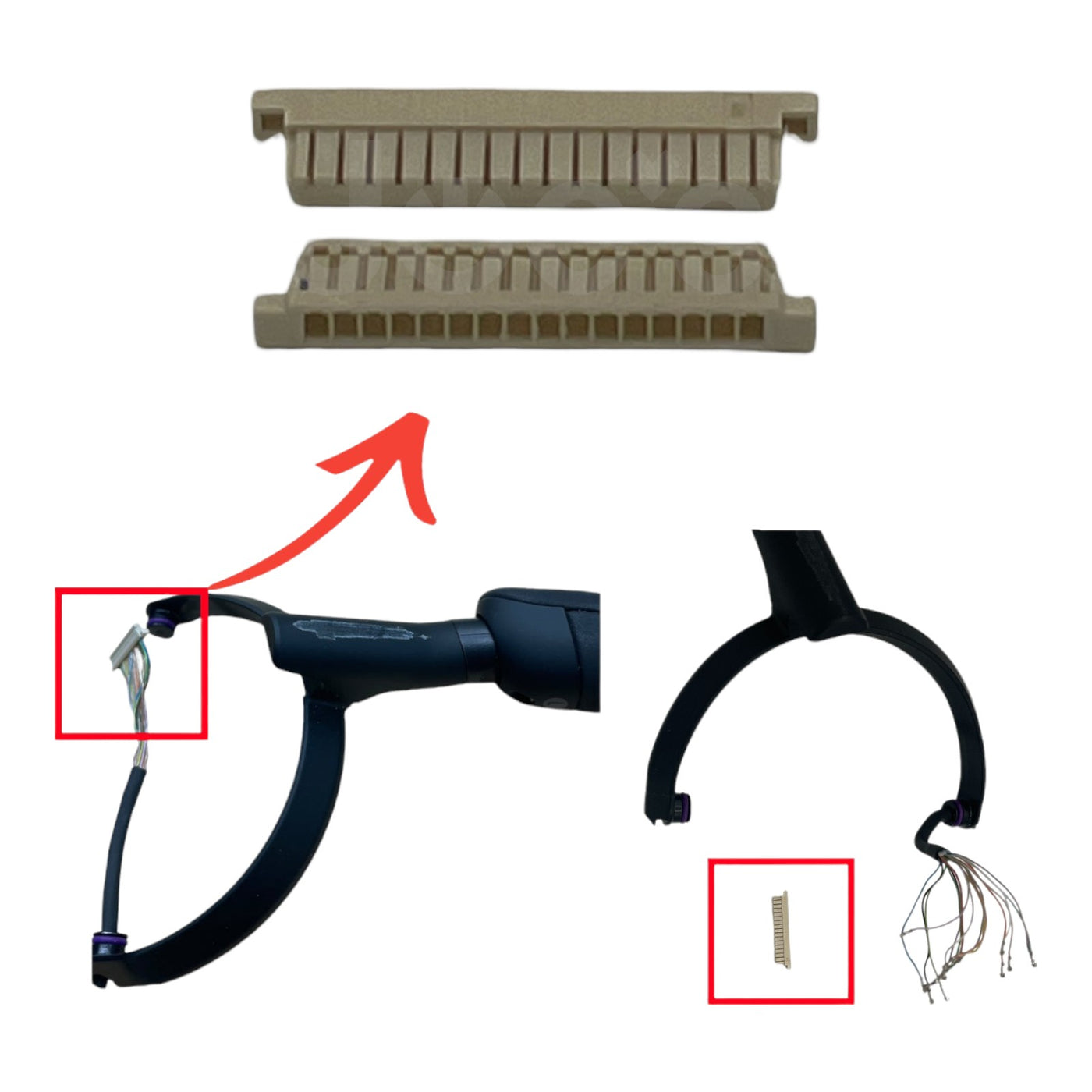 Sony Headphones WH-1000XM5 XM5 Headband Assembly 16-Pin Plastic Main W ...