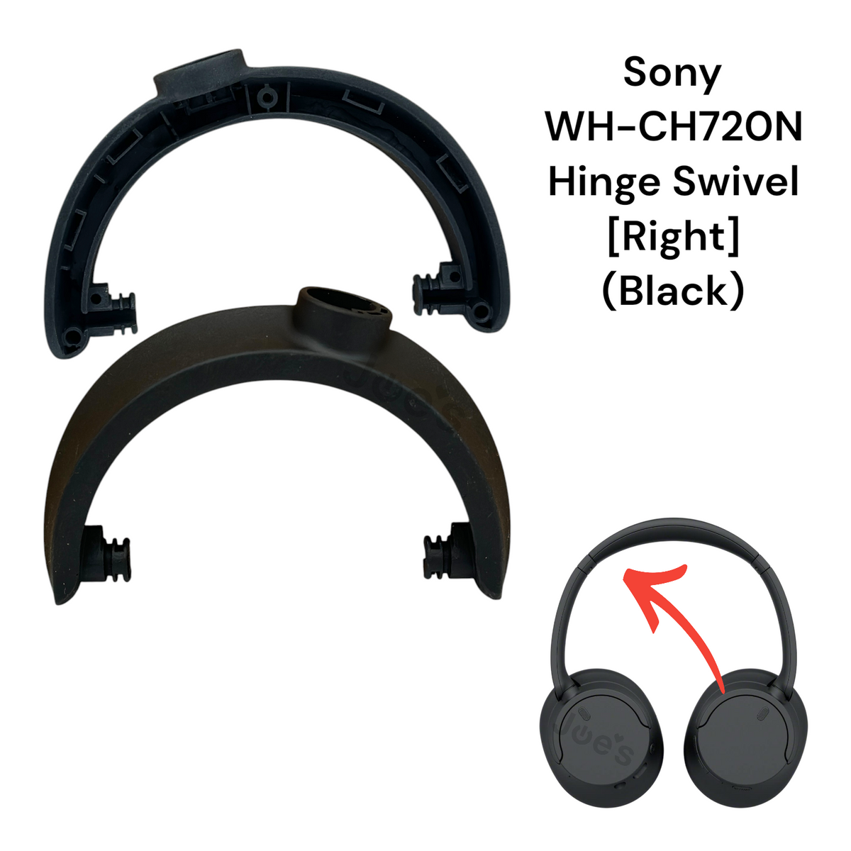 Sony WH-CH720N Headphone Hinge Swivel Replacement Arm Fits Black, Blue ...